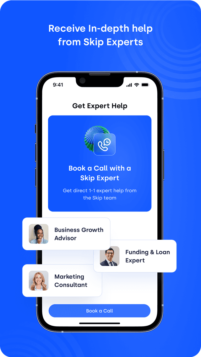 Apply to Grants and Financing on the Skip App