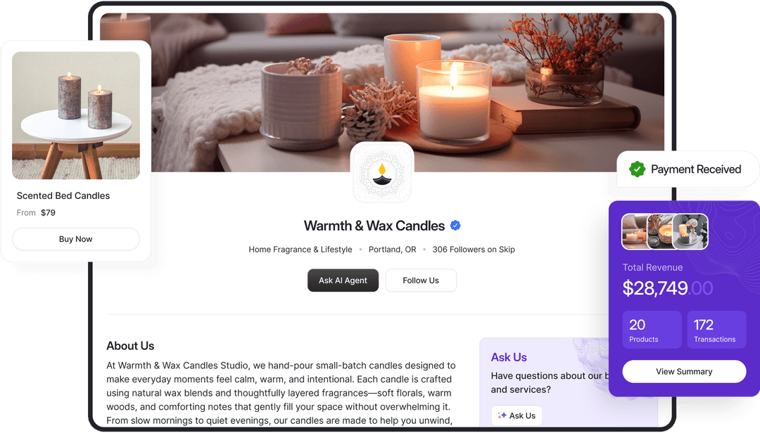 Skip — AI Tools to Fund, Grow, and Run Your Business