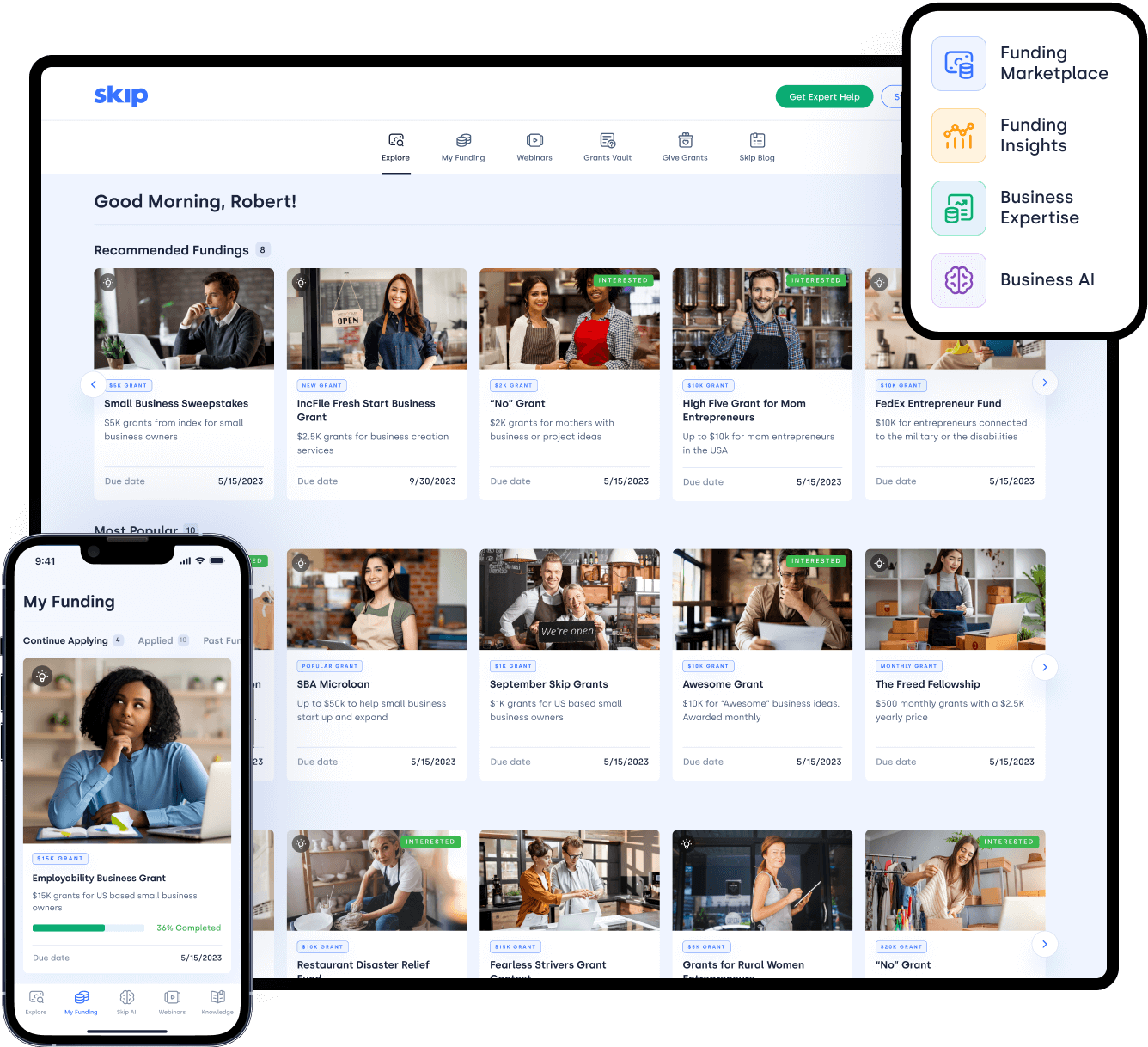 Skip - Fund and Grow Your Business