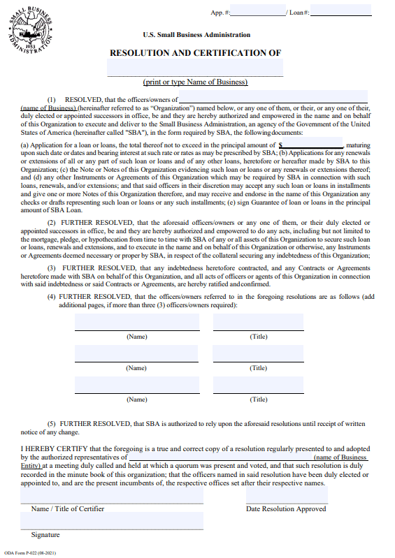 How To Complete the 5 New EIDL Forms