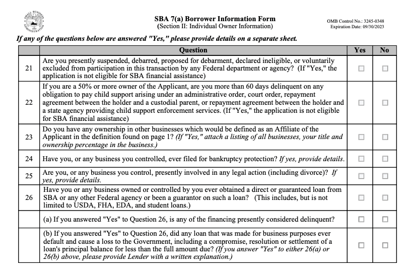 How to Complete SBA Form 1919 in 7 Steps