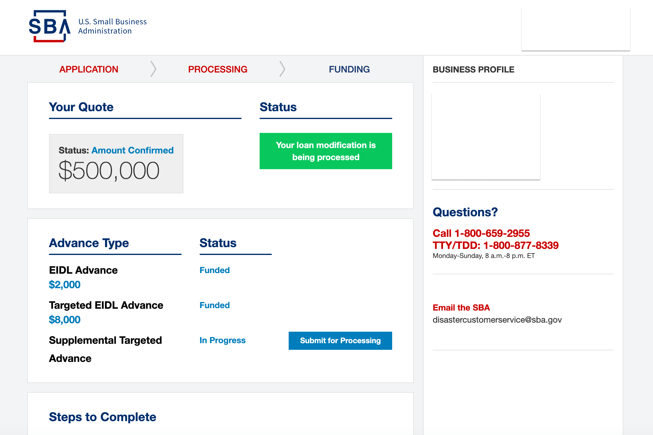 Step-by-Step Instructions to New $5K EIDL Grant from the SBA